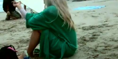 Barrett Perlman Breasts Scene In Bikini Spring Break