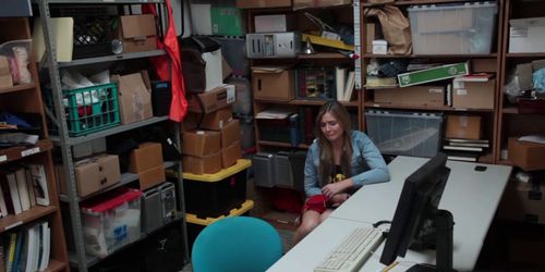 Shoplyfter Hot And Sexy Smuggler With Perfect Boobs Gets Disciplined By The Security Officer