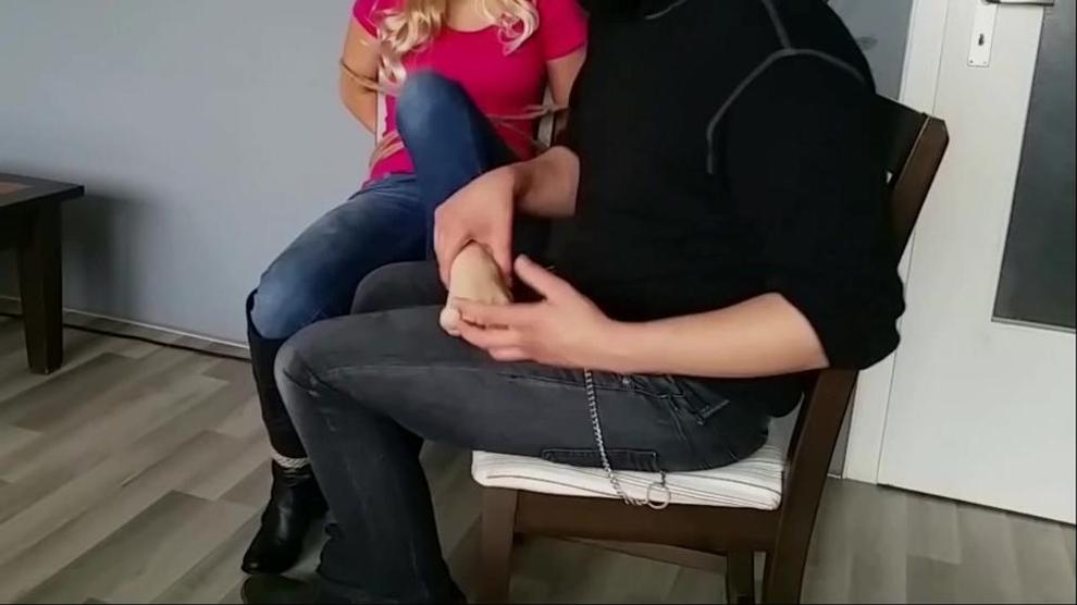 Blonde Debooting And Skinny Feet Tickle