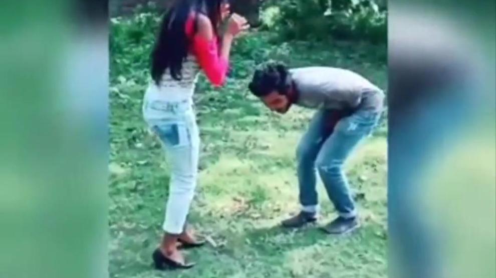 Ballbusting Knee Strike Porn Videos