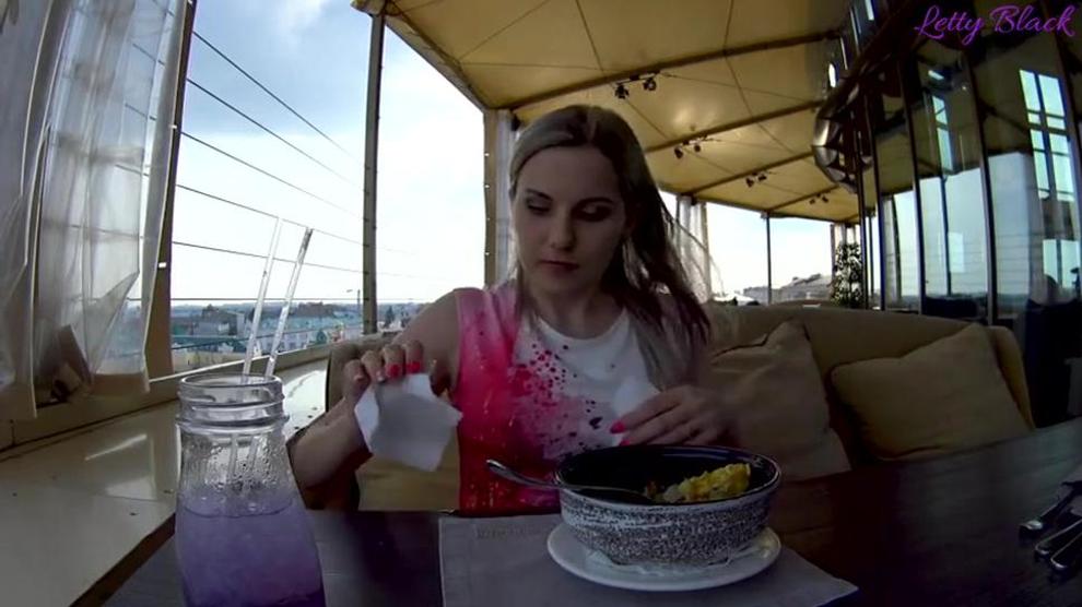 Remote Control Vibrator In Public Place Letty Black