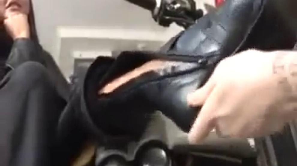 Tough Foot Mistress Makes Slave Lick Sweaty Feet Porn Videos