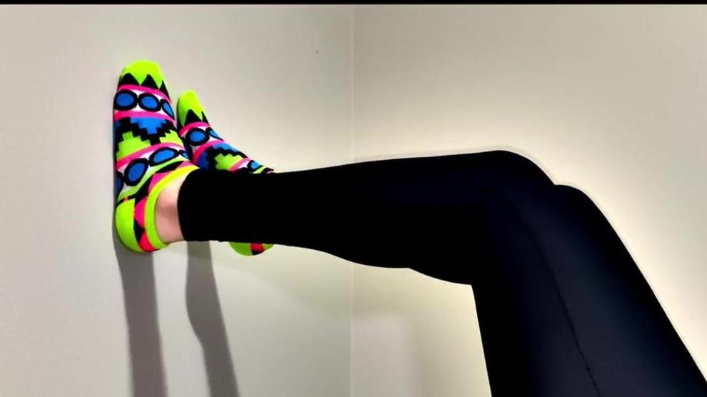 Sock Teasing In Your Face