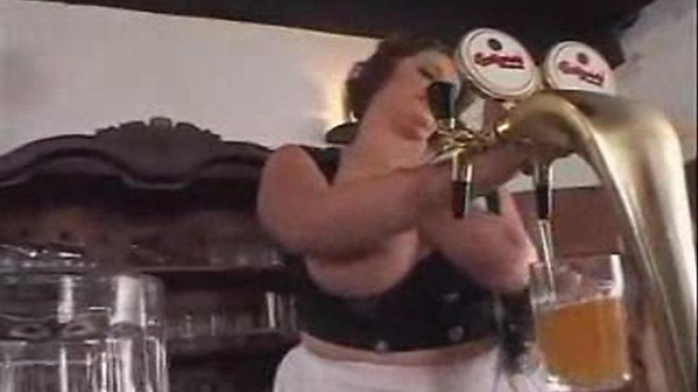 Hot Busty Waitress Threesome Porn Videos